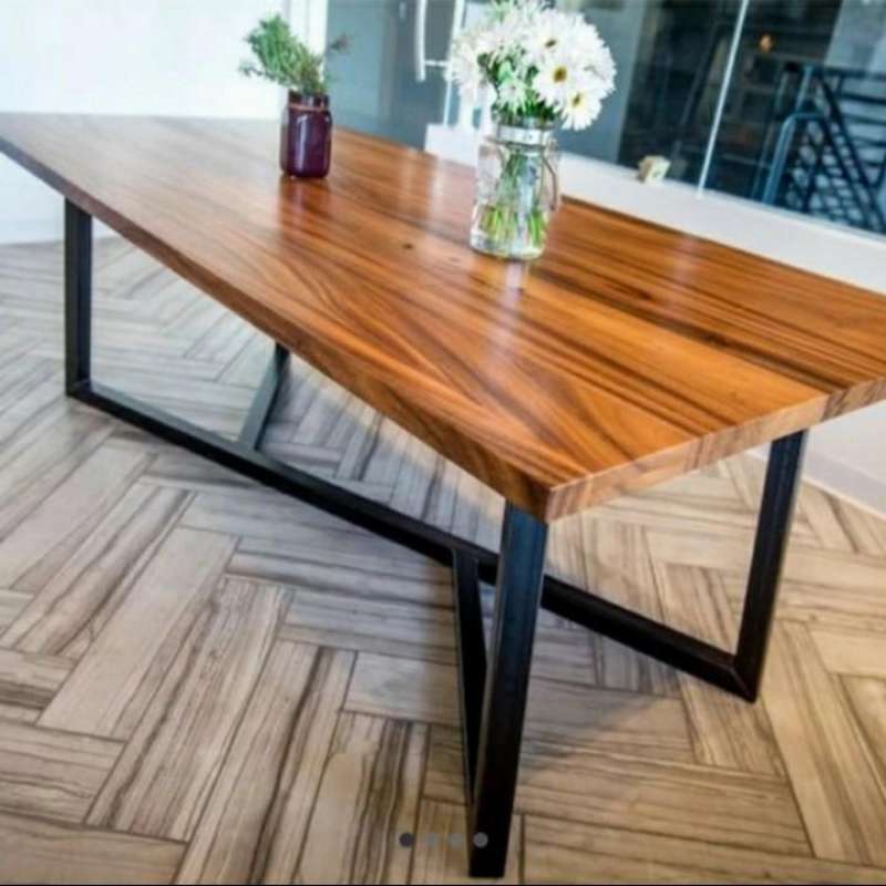 Jual meja makan meja kerja meja kantor meja serbaguna kayu jati asli di ...