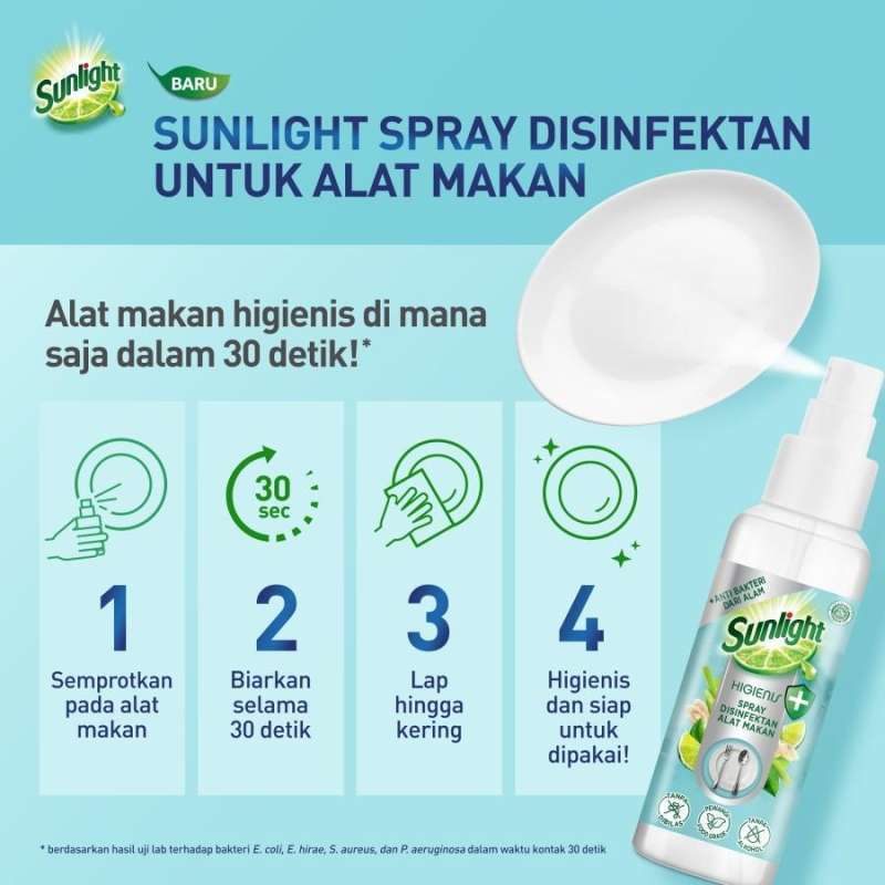 Jual Sunlight On The Go Disinfectant Spray Untuk Alat Makan 45ml Di ...