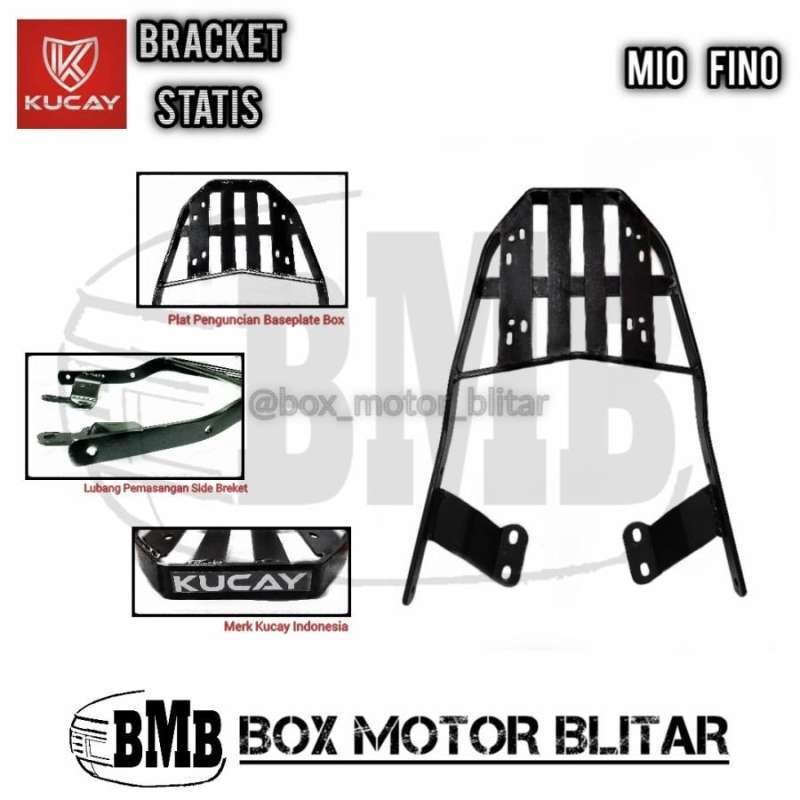 Jual Breket Bracket Behel Dudukan Box Motor Kucay Statis Yamaha Mio ...