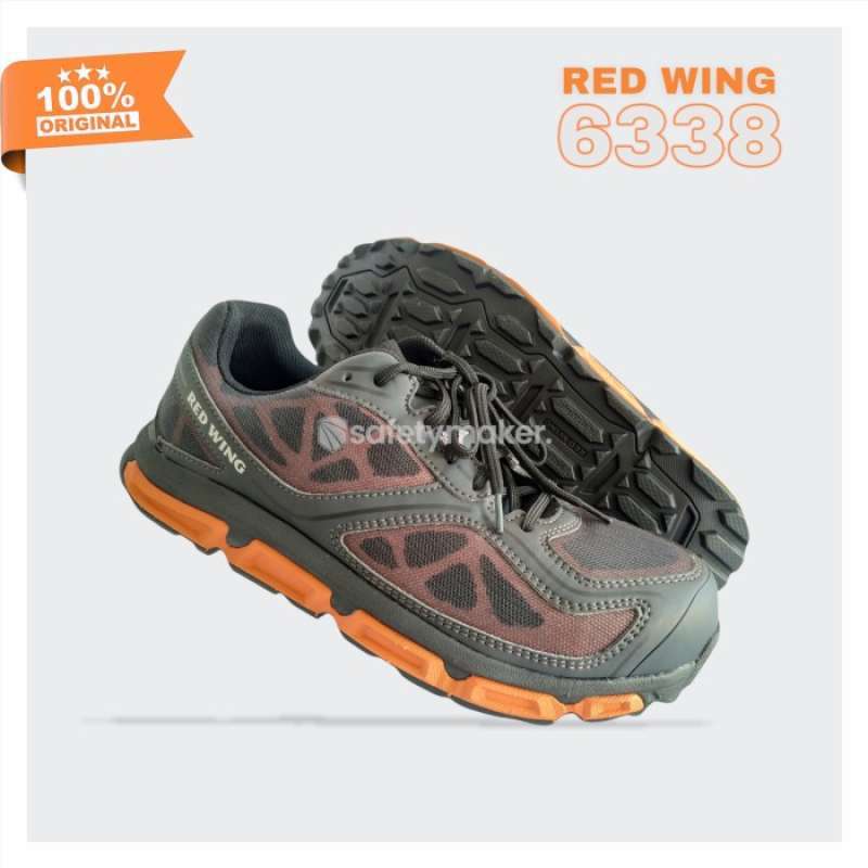 Promo sepatu safety red wing 6338 original redwing shoes Diskon 1% di ...