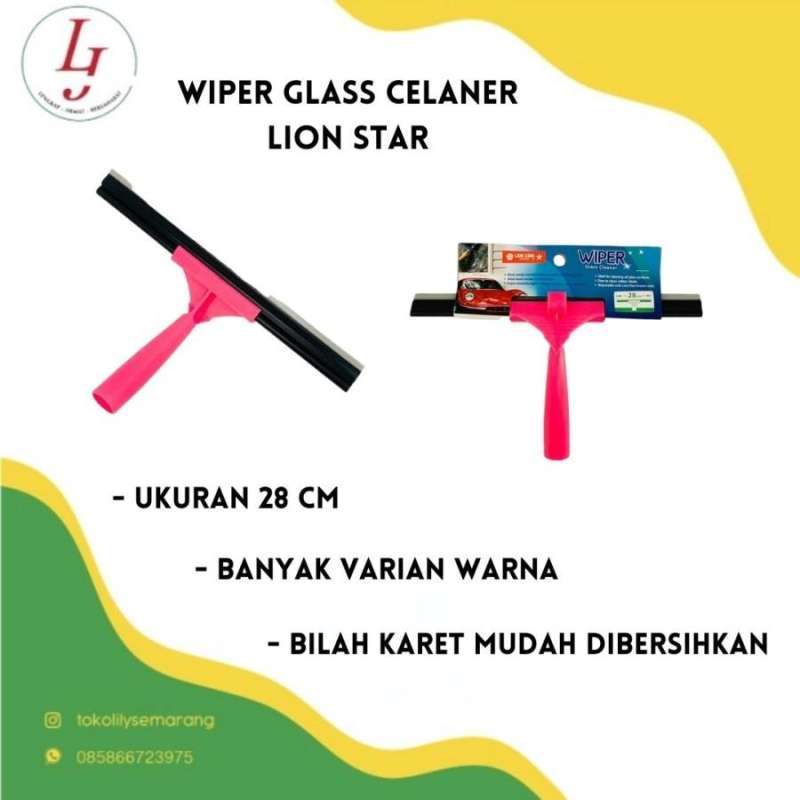 Jual Wiper Glass Cleaner LION STAR - Pembersih Kaca di Seller Toko Lily ...