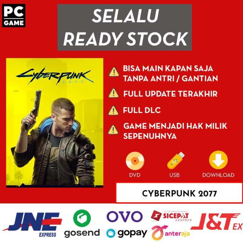 Jual Cyberpunk 2077 Pc Games Full Version + Full Dlc - Dvd - Download - Usb Di Seller Kyuuden ...