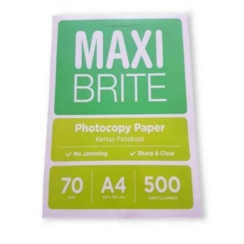 Jual Kertas Hvs A4 Maxi Brite 70gr Di Seller Berkat Art Tegalsari
