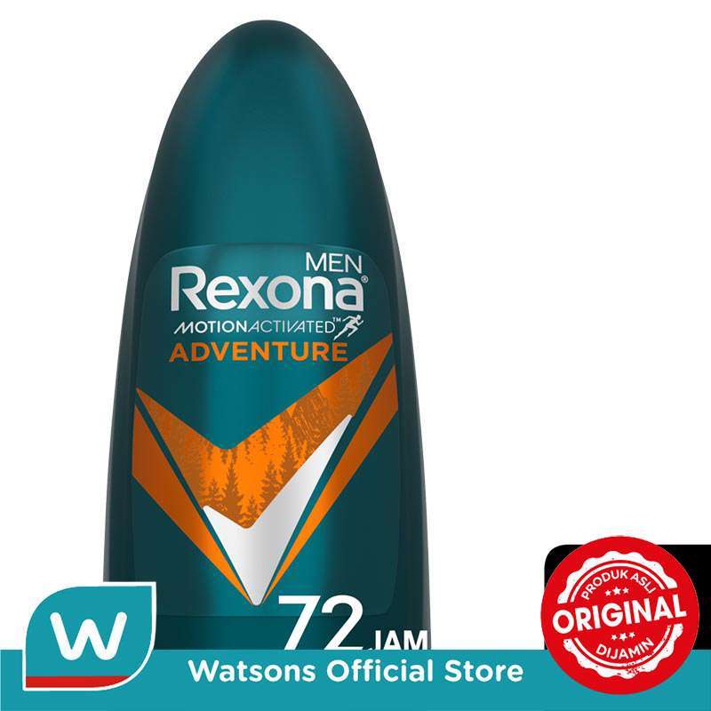 Jual Rexona Men Deodorant Anti-Perspirant Adventure Roll On 45Ml di Seller WATSONS Official ...