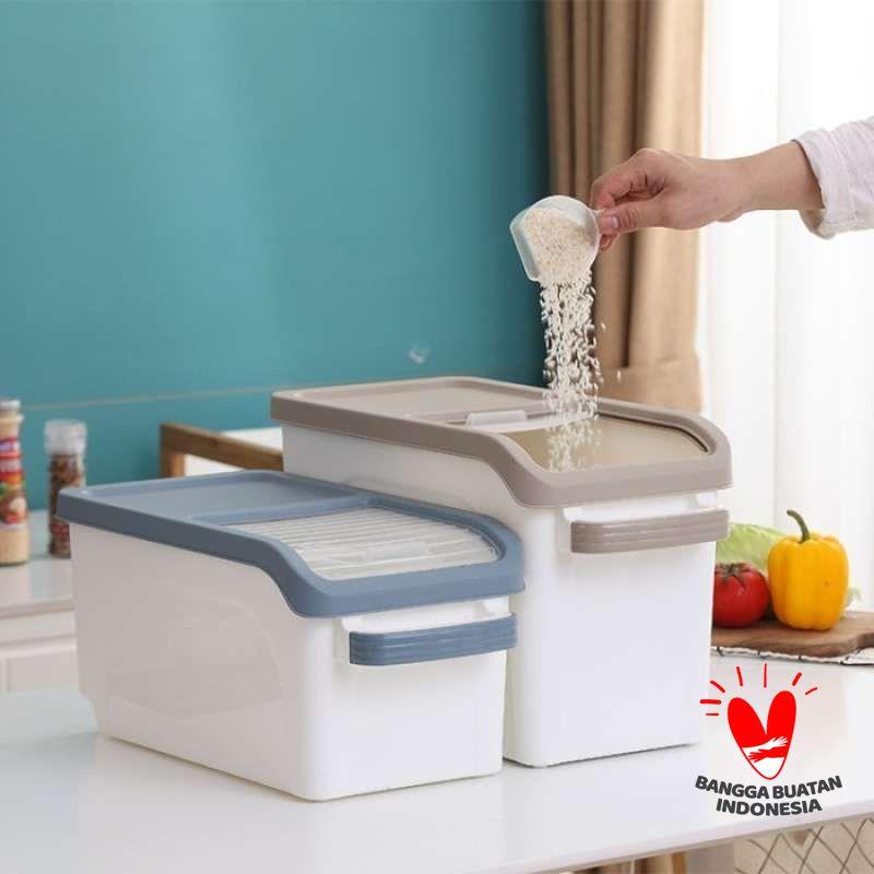 Promo Rice Box / Tempat Beras Container Dispenser 10L / Box Beras ...