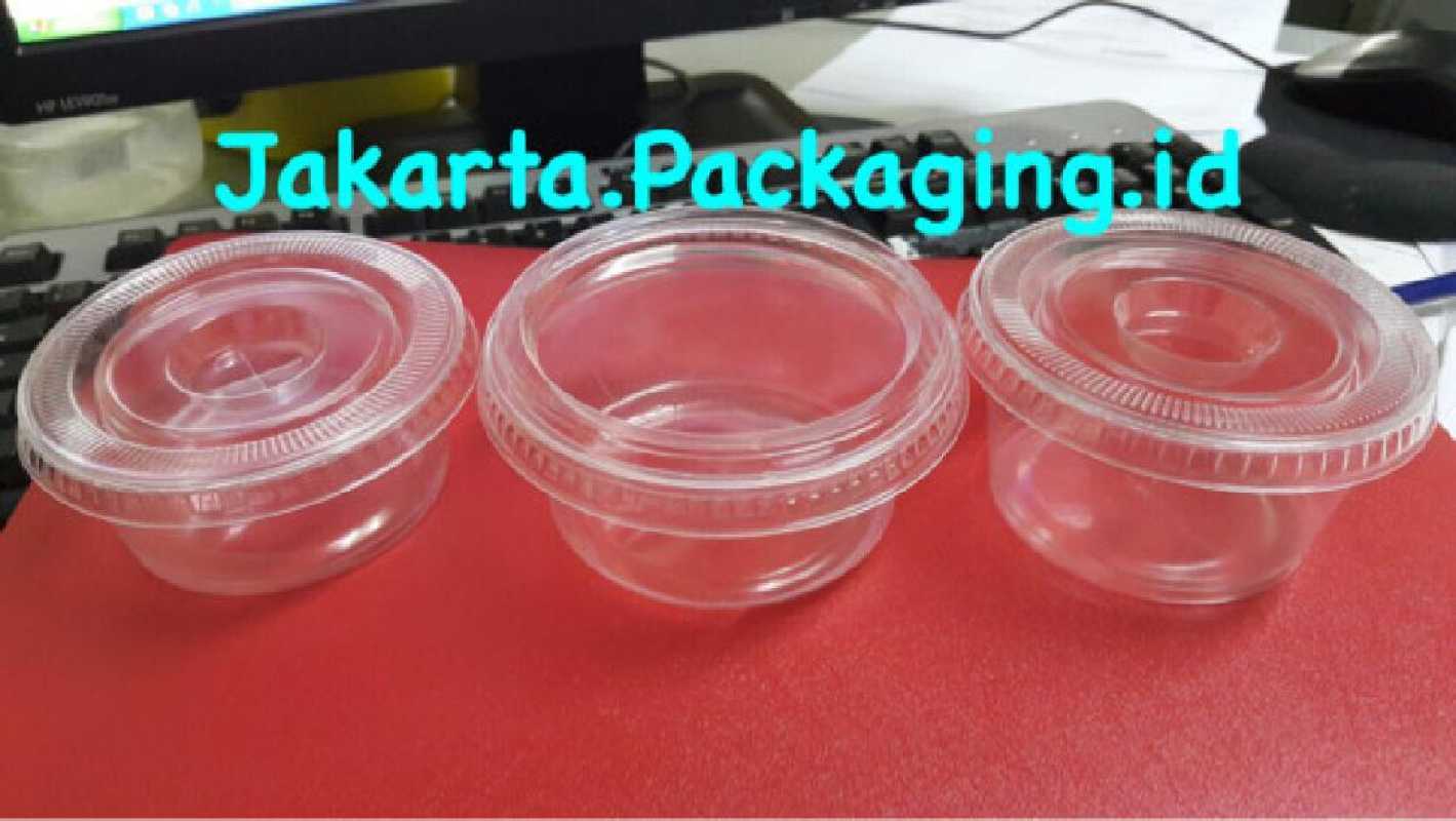 Jual Cup Pudding Puyo / Cup Pudding Plastik Ukuran 240ml di Seller ...