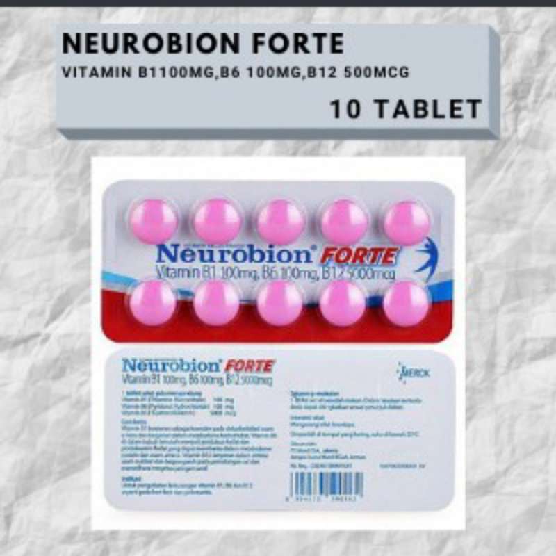Jual Bulan Ini Aja Kak! Neorobion Forte 5000 Mg Isi 10 Tablet Bulan Ini ...