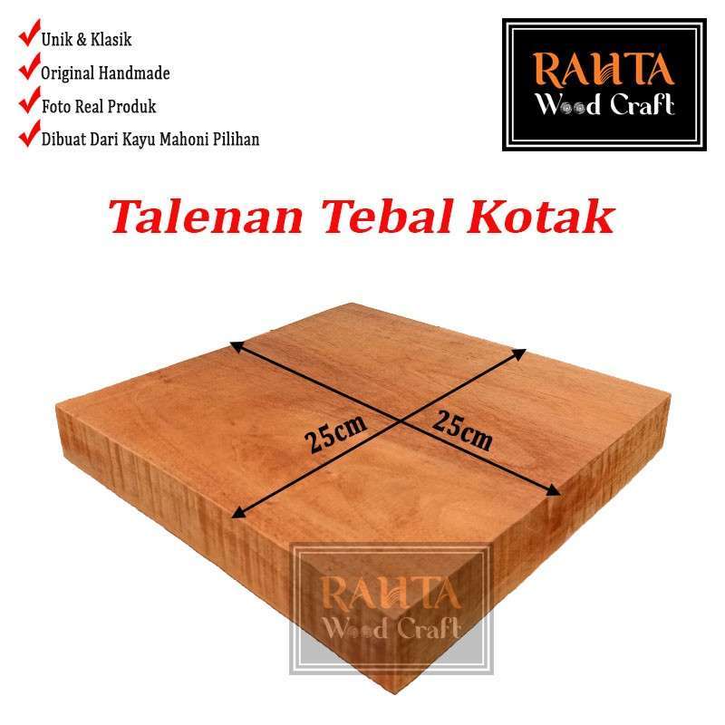 Promo KT21-Talenan Kayu Tebal Kotak dan Bulat/talenan potong daging ... Promo KT21-Talenan Kayu Tebal Kotak dan Bulat/talenan potong daging ...