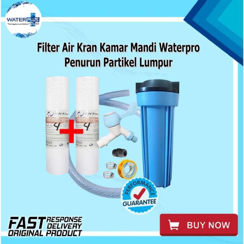 Jual PAKET HEMAT FILTER KRAN KERAN AIR KAMAR MANDI WATERPRO PP SEDIMEN ...