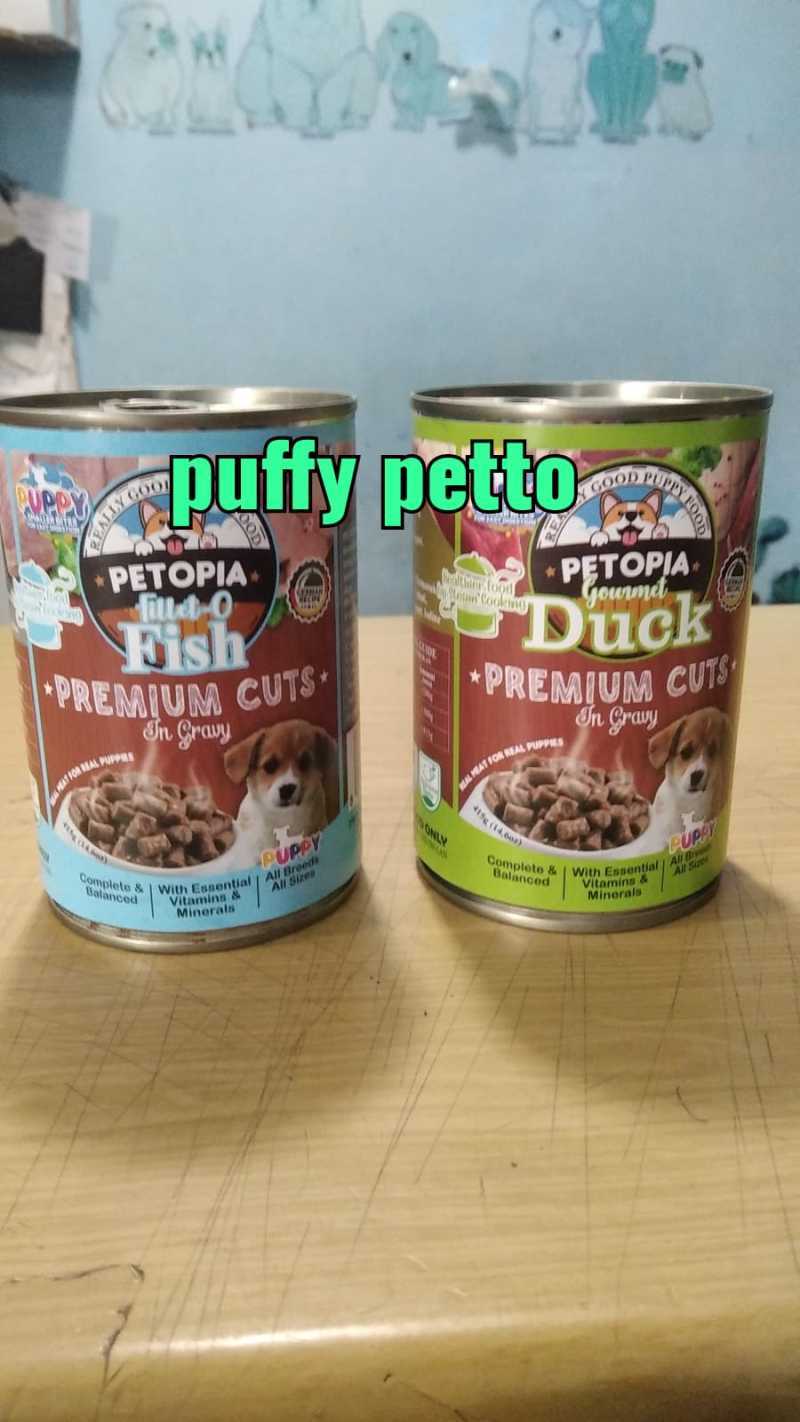 Jual puffy petto Puppy Petopia Makanan Anak Anjing kaleng 415gr - Fish ...
