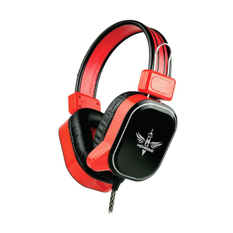 Jual NYK Nemesis Argus HSN-03 RGB Gaming Headset - Hitam - Merah di ...