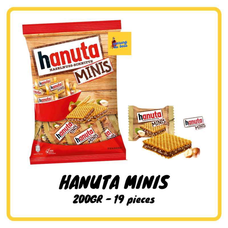 Jual Ferrero Hanuta Minis Wafer Ferrero Wafer Hanuta Mini Choco ...