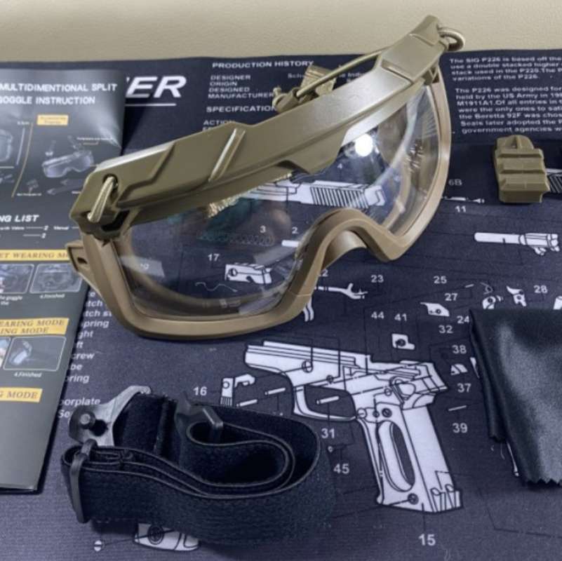 Promo TMC SF QD Quick Detach Tactical Goggle Gentex Ops Core Style ...
