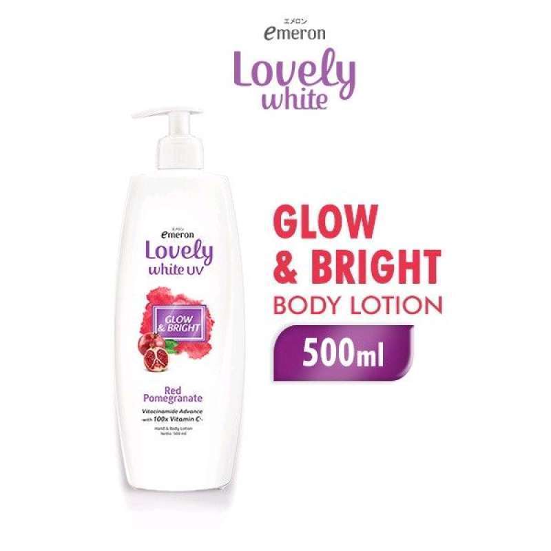 Jual Emeron Lovely Hand & Body Lotion Glow Bright Botol 500 mL di ...