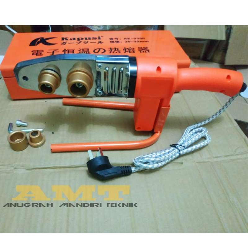 Jual KAPUSI Mesin Las Pipa PPR 20 32 MM Pemanas Pipa PPR Las Pipa PVC ...