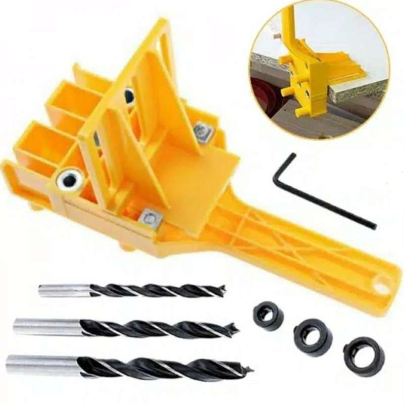Jual Dowel Jig Set Mata Bor 6, 8, 10mm Penyambung Sambungan Papan ...