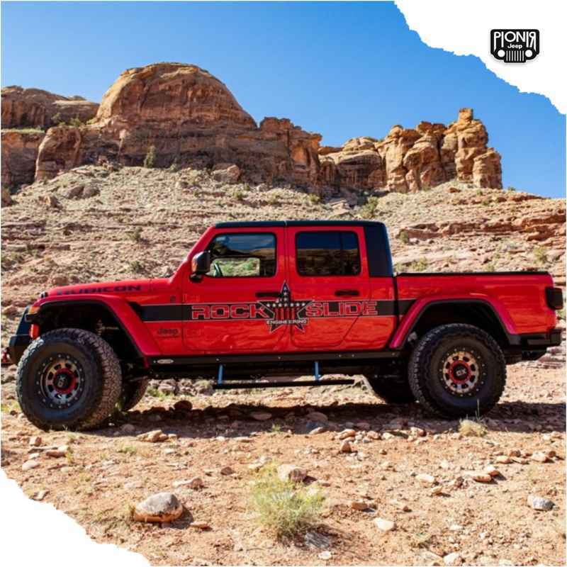 Jual Rock Slide Engineering Gen III Auto Step Sliders 20+ Jeep JT ...