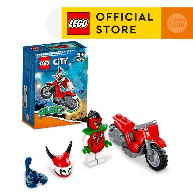 Jual LEGO® City 60332 Reckless Scorpion Stunt Bike Building Kit di ...