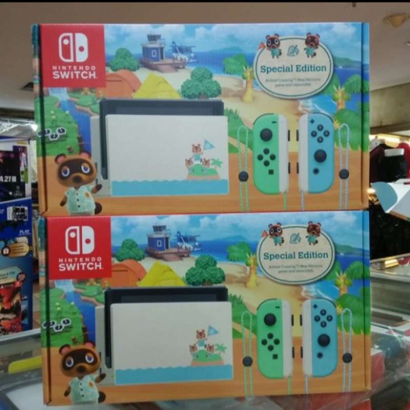 Jual Nintendo Switch V2 Animal Crossing Limited Edition di Seller ...