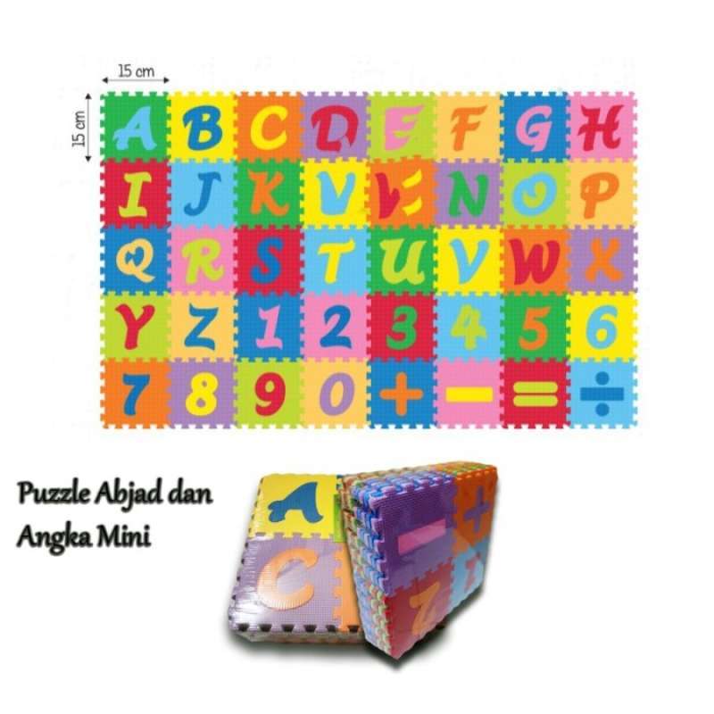 Promo Puzzle Edukatif Huruf Dan Angka - Alas Bermain Angka Dan Abjad ...