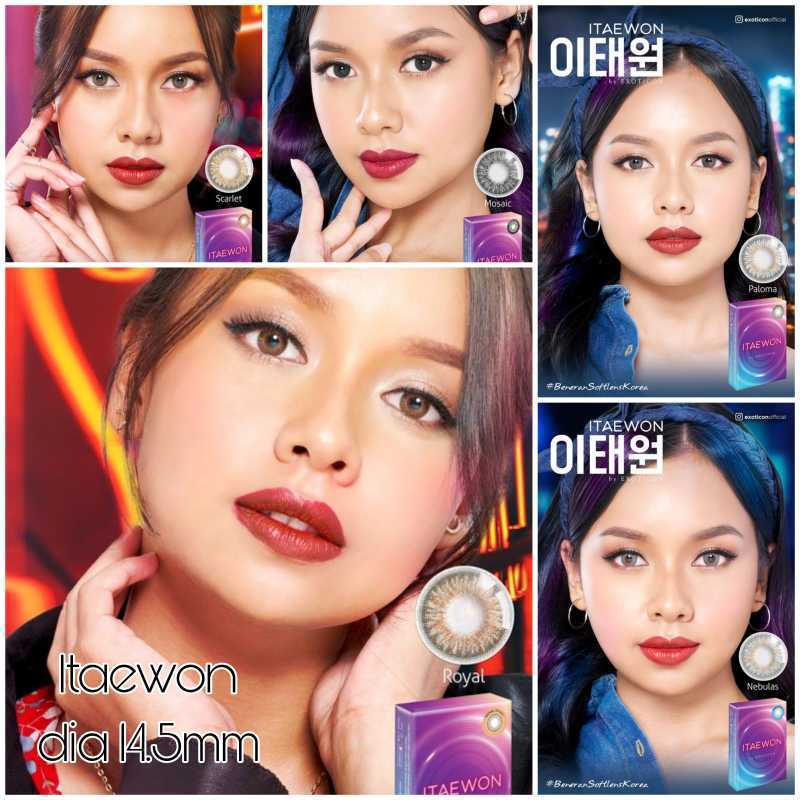 Promo Softlens Itaewon By Exoticon Dia 14.5mm - -0.50 S/d -6.00 Grey ...