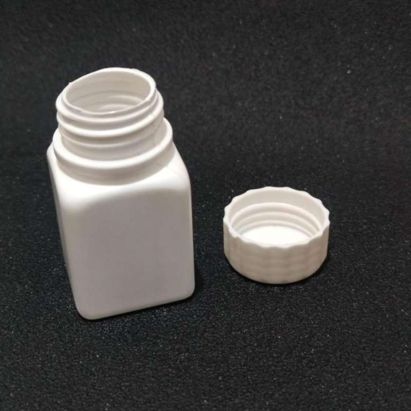 Jual BOTOL OBAT 60ml DRAT Botol plastik 30 kapsul 50 60 ml HDPE PVC pil - Putih-kotak di Seller ...