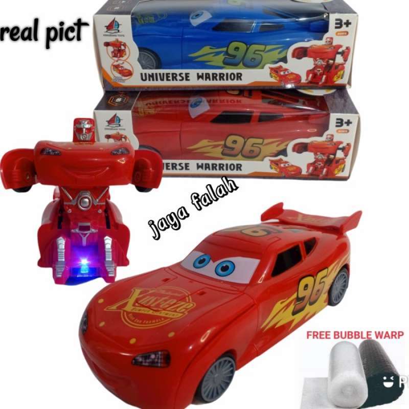 Promo MAINAN MCQUEEN CARS LIGHTNING DEFORMATION ROBOT / MCQUEEN JADI ROBOT Diskon 54% di Seller ...