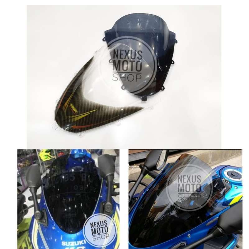 Promo windshield gsx r150 visor karbon gsx r150 windshield MHR GSX R150 ...