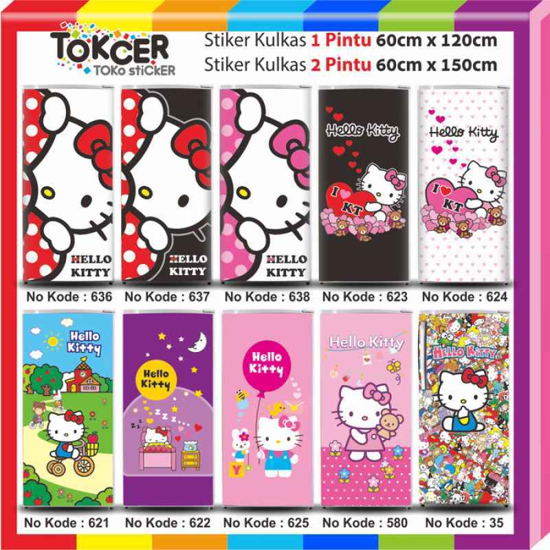 Promo Sticker Kulkas 1 Pintu HELLO KITTY Diskon 5% di Seller DOMPET ...