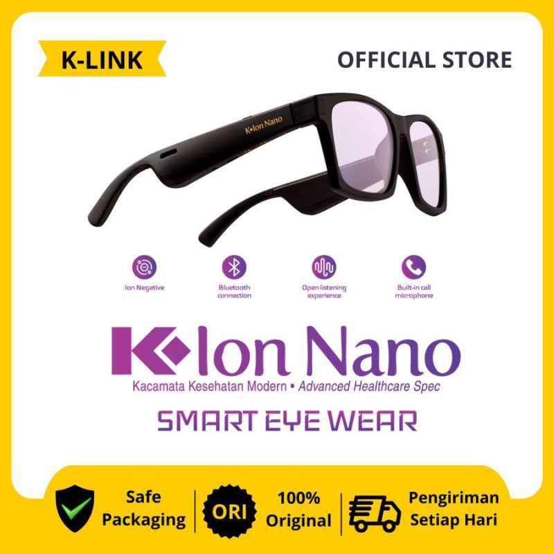 Jual K Ion Nano Smart Eye Wear Original Klink Kacamata Pintar K Link Di ...