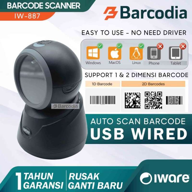 Jual SCANNER BARCODE E-FAKTUR OMNI IMAGE BARCODE SCANNER QR CODE ...