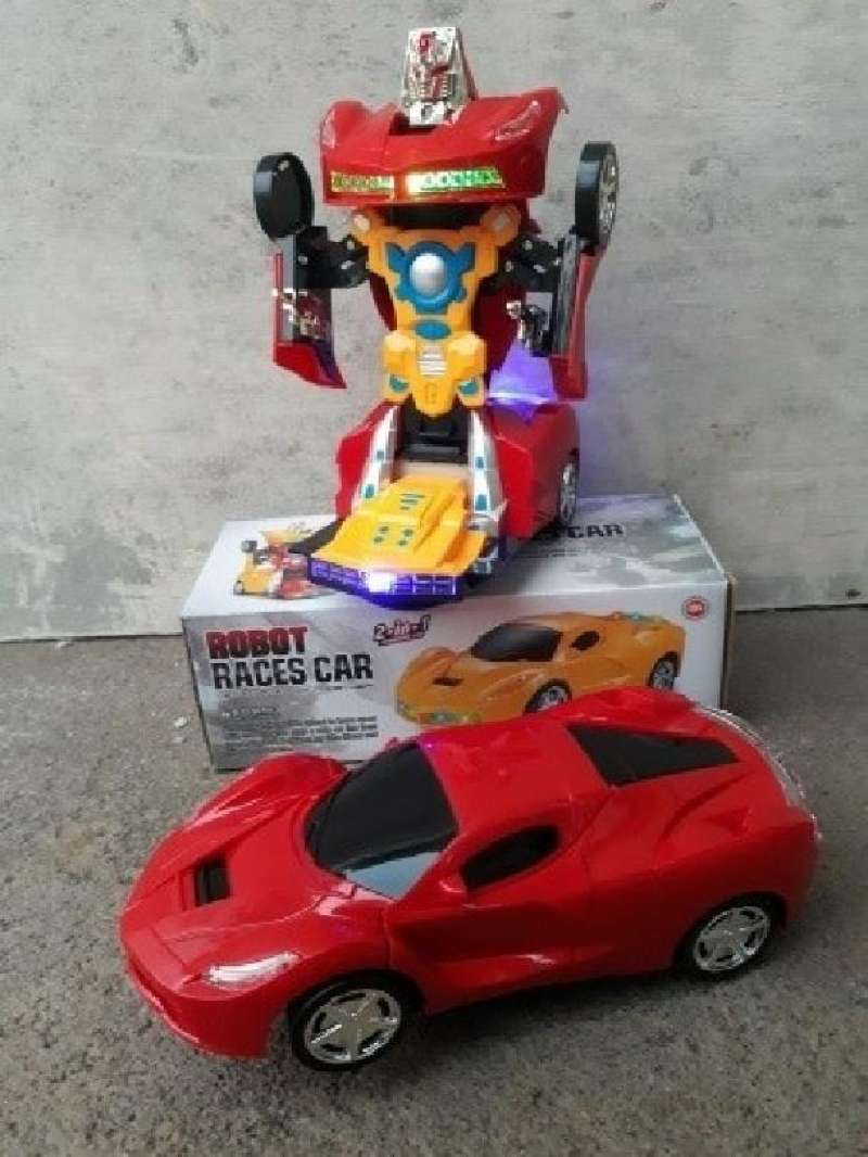 Jual Mainan Mobil Transform Robot Racer Car di Seller PERDANA TOYS ...