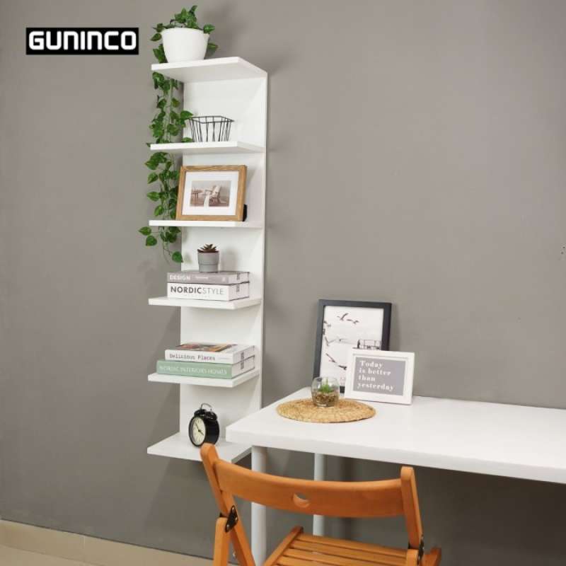 Promo Guninco Radi 100 Rak Dinding Serbaguna Sudut Tempel Pojok Susun Diskon 3% Di Seller Dh ...