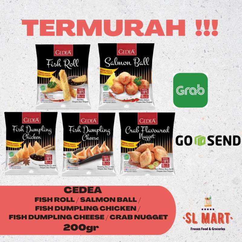Promo New Cedea Fish Roll | Fish Dumpling |Salmon Ball 200 Gr All ...