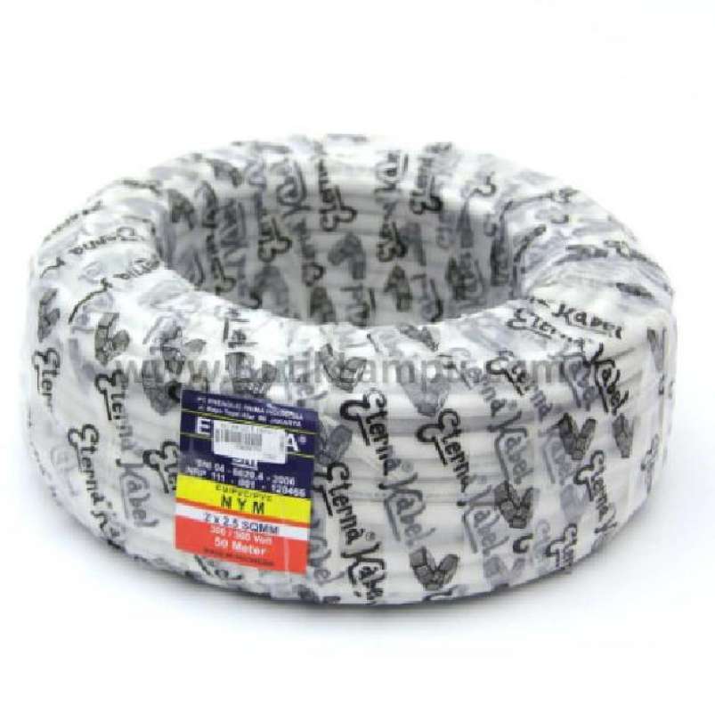 Jual Kabel Listrik Eterna 3x2.5 NYM Kabel Roll atau Per meter di Seller ...