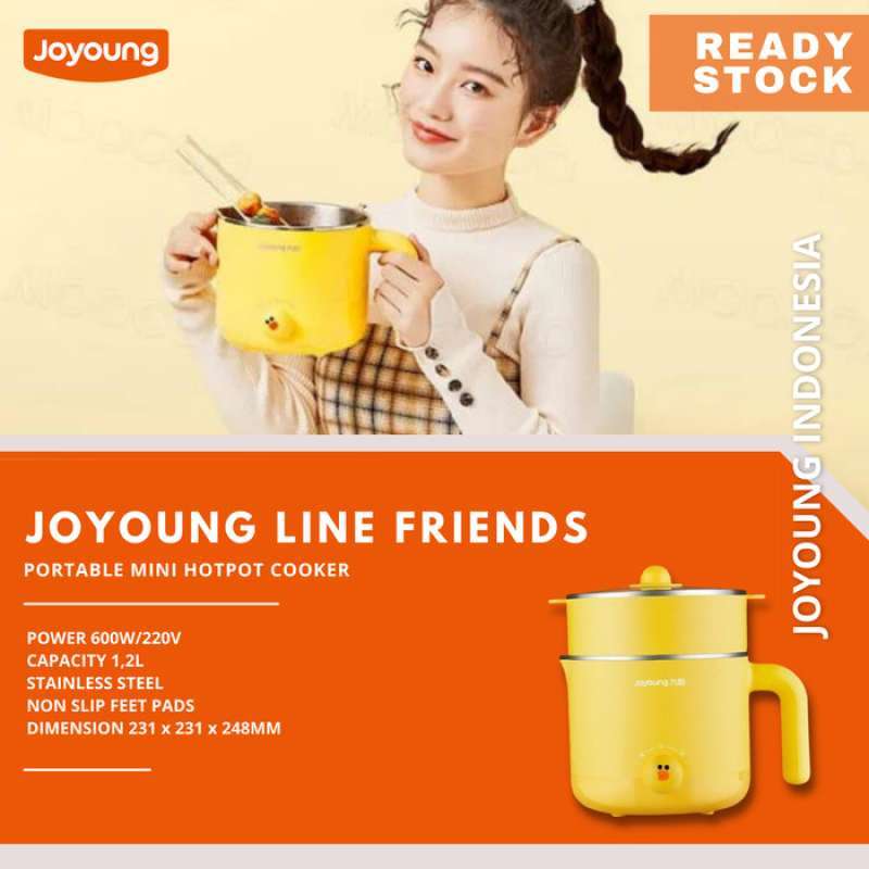 Promo JOYOUNG Line Friends Mini Hotpot Cooker Multifungsi Hot Pot ...