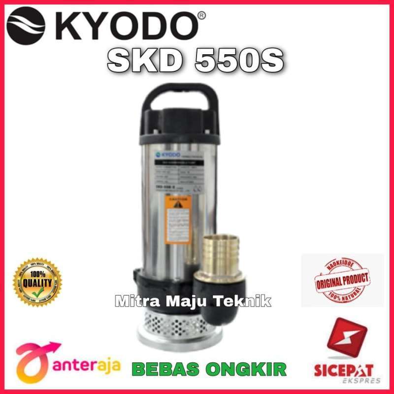 Jual POMPA CELUP KOLAM IKAN KYODO SKD 550S SUBMERSIBLE PUMP AIR BERSIH ...