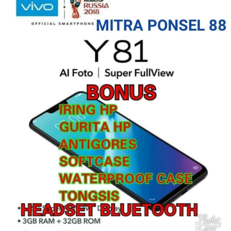Jual VIVO Y81 3/32 GB GARANSI RESMI VIVO 1 TAHUN di Seller riang phone - Cengkareng Timur, Kota ...