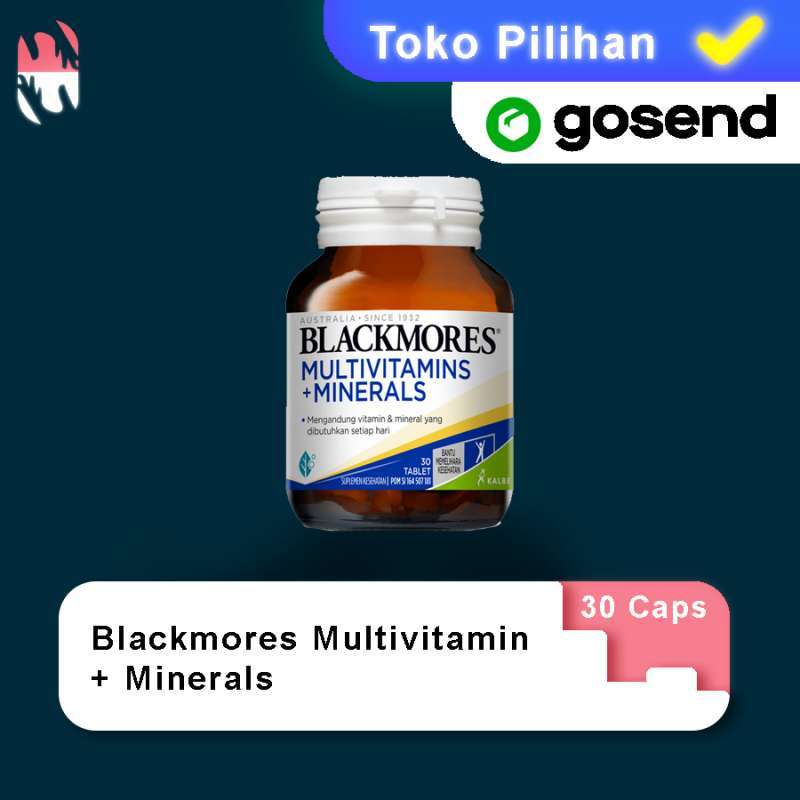 Jual Blackmores Multivitamins + Minerals (30caps) Original Di Seller Vitamin Indonesia Store ...