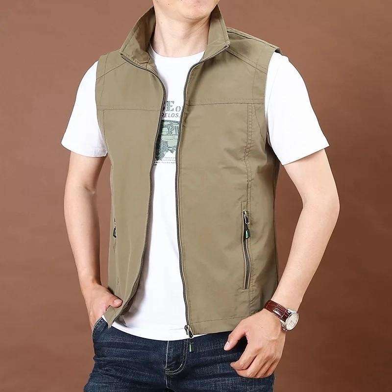 Promo Outdoor Fashion Pria Rompi Lapangan Rompi Outdoor Rompi Casual ...