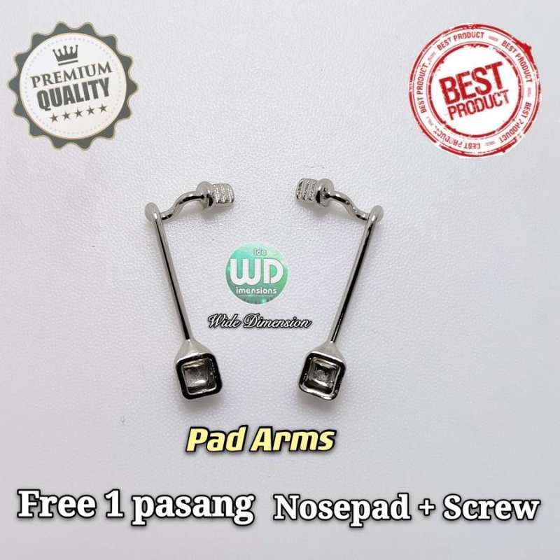 Jual Besi Nosepad Tungkai Kacamata Pad Arm Lock Guard Arms Akar Nose ...