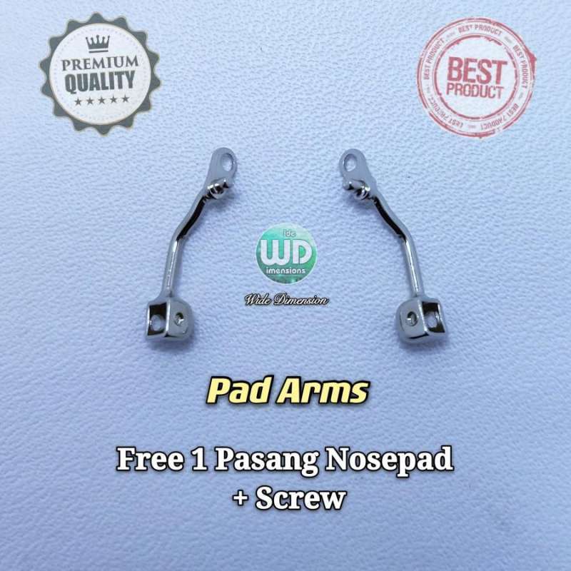 Jual Besi Nosepad Tungkai Kacamata Pad Arm Lock Guard Arms Akar Nose ...
