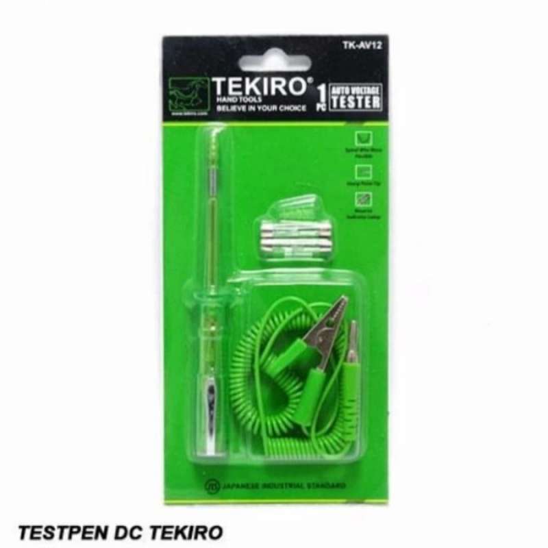 Promo Tekiro Tespen Dc-tekiro Tespen Aki Auto Voltage Tester Diskon 44% ...