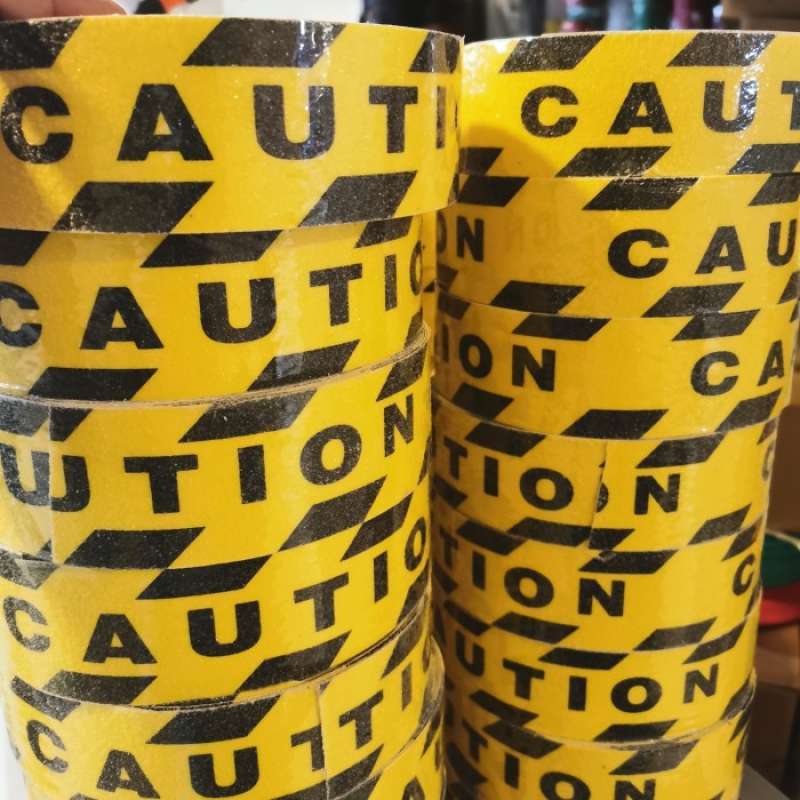 Promo Anti Slip CAUTION Tangga/Garasi/Lantai - Safety Walk Anti Licin ...