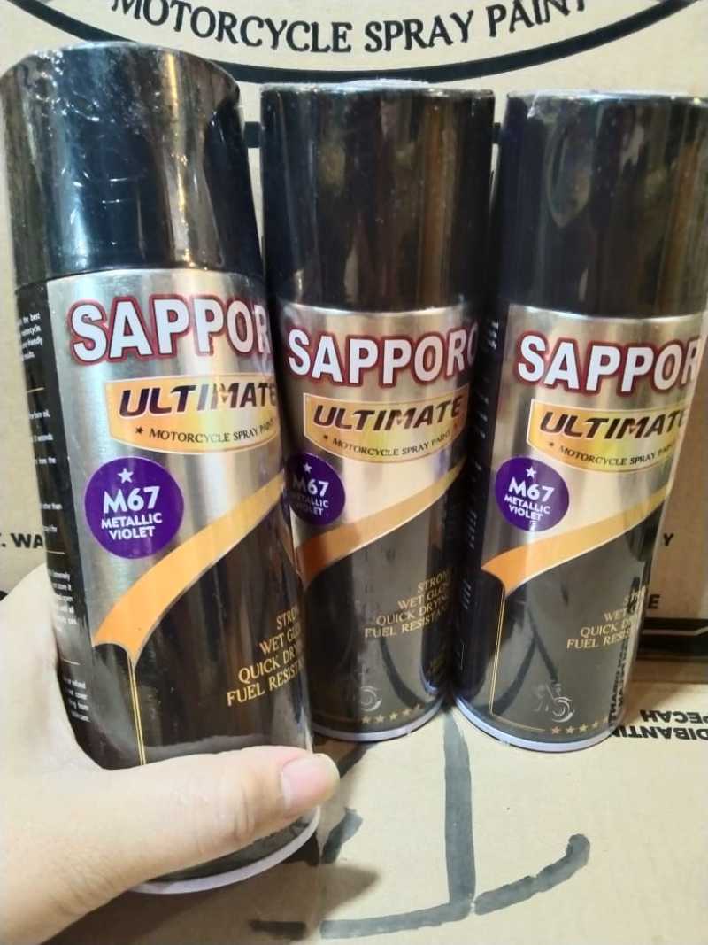 Jual B. Pilok pilox cat semprot sapporo ultimate 400ml sapporo black white xirallic sapporo ...