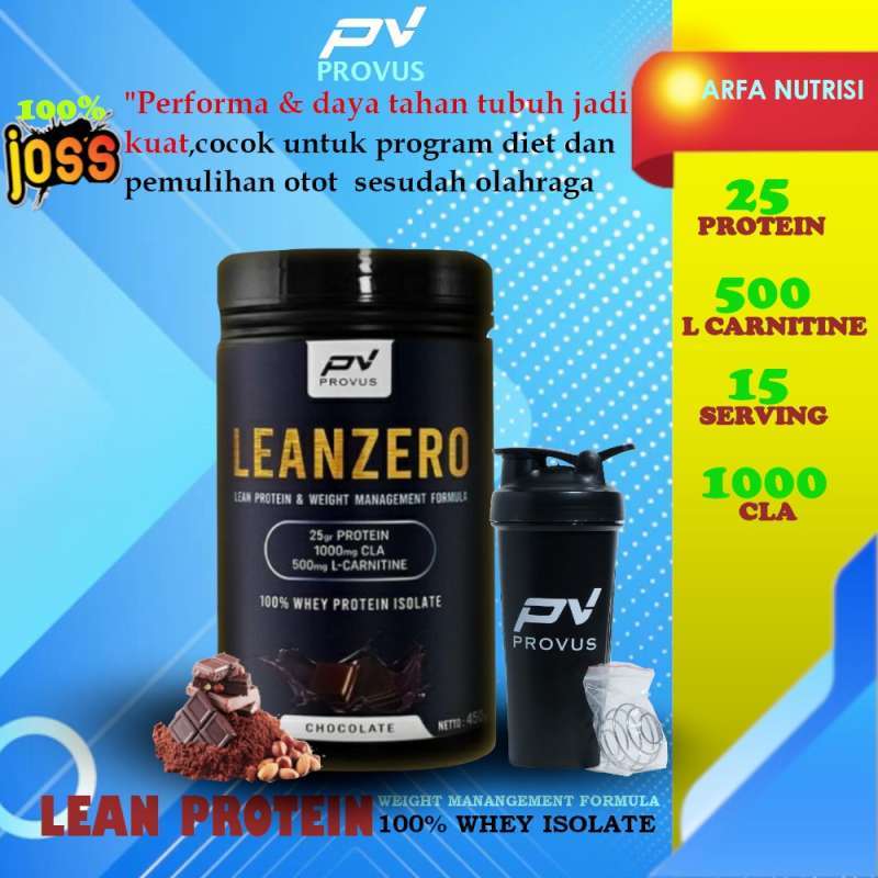 Jual Free Shaker Provus - Provus Lean Zero 450g 1lb 1 Lb 1lbs Provus ...