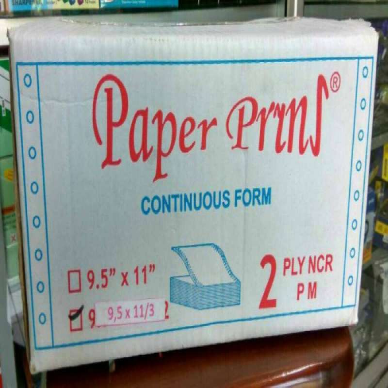 Jual Continuous Form Paper Prins 9.5X11/3 - 2Ply di Seller Kerrin Store ...