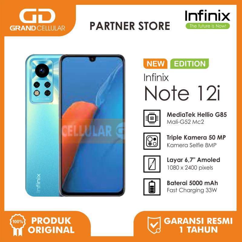 Jual Infinix Note 12i 2022 [6GB+128GB] di Seller Grand Cellular 21 ...