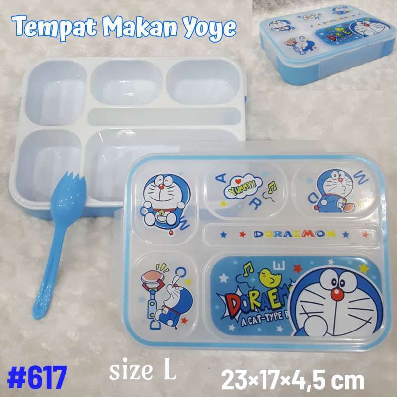 Jual Tempat Makan Yoye Sekat 5 / Tempat Makan Yoye Besar Doraemon ...