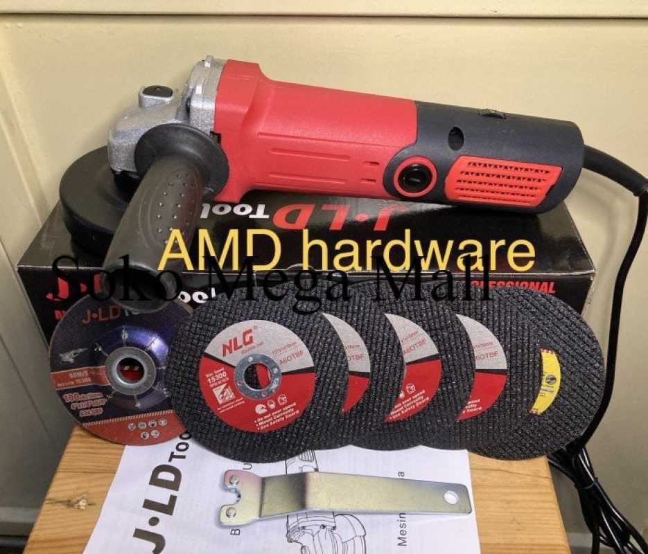 Jual Available MESIN GERINDA TANGAN VARIABLE SPEED JLD J0806 DISC GRINDER GURINDA 4 - UNIT MESIN ...